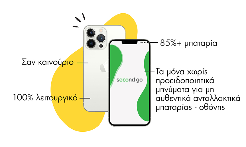 Μεταχειρισμένα iPhone - Second go από iRepair